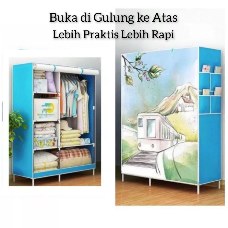Jual Lemari Portable Lemari Portabel Lemari Pakaian | Shopee Indonesia
