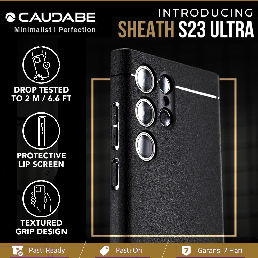 Jual Case Samsung Galaxy S23 Ultra 5G - Caudabe Sheath Casing | Shopee ...