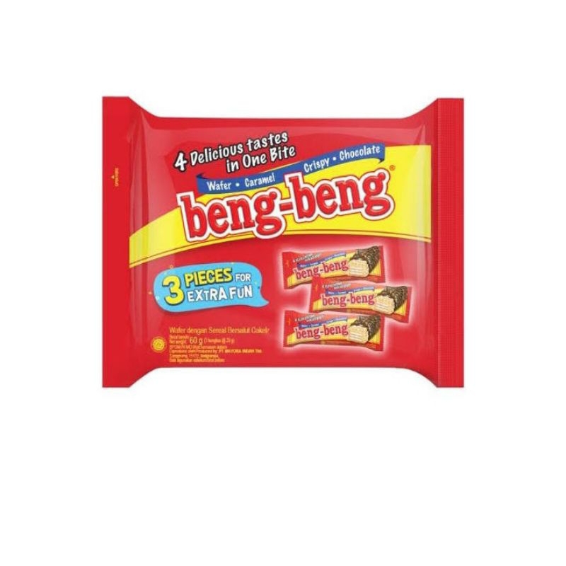 Jual CHOCO BAR | BENG BENG WAFER CHOCOLATE 3X20G PACK | COKLAT BENG ...