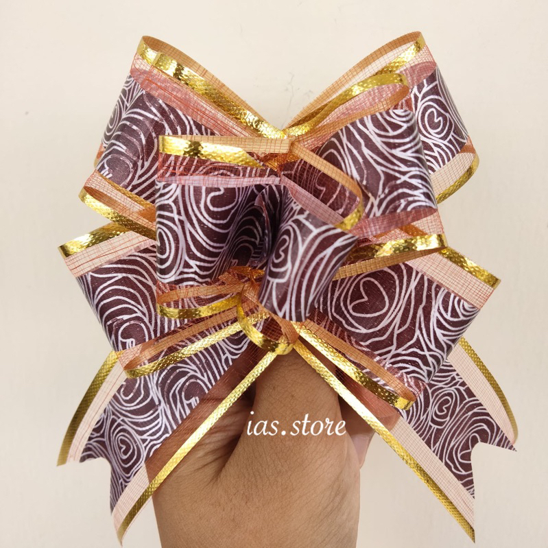 Jual [1 Biji] PREMIUM 32mm Pita Tarik Motif | Pita Hantaran | Pita ...