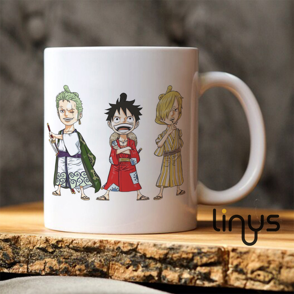 Jual Mug anime jepang luffy zoro sanji one piece | Shopee Indonesia