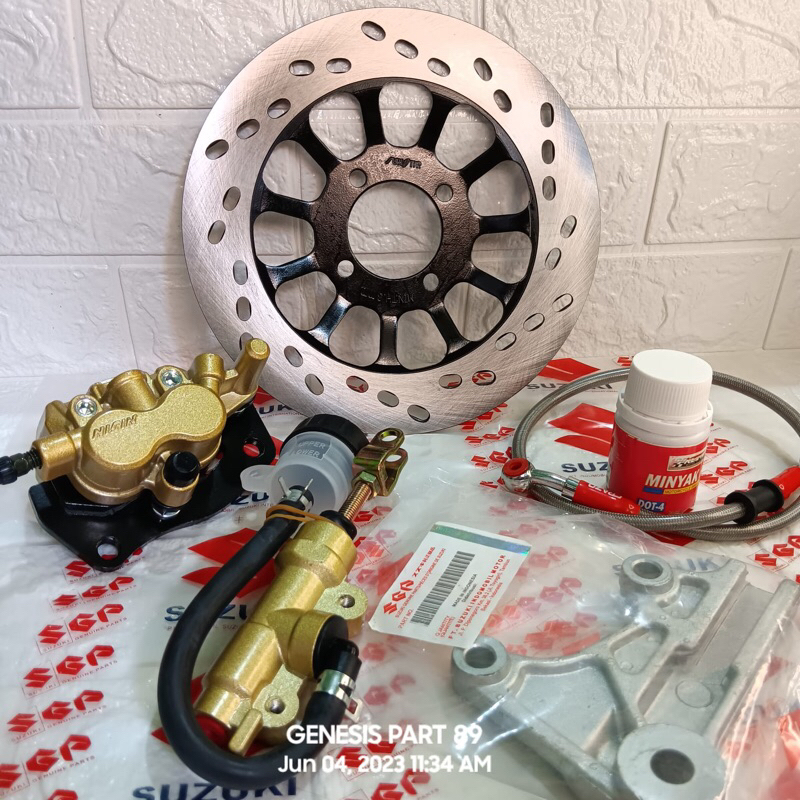Jual CAKRAM SET BELAKANG SATRIA 2 TAK TONJOKAN MASTER TABUNG GOLD bonus ...