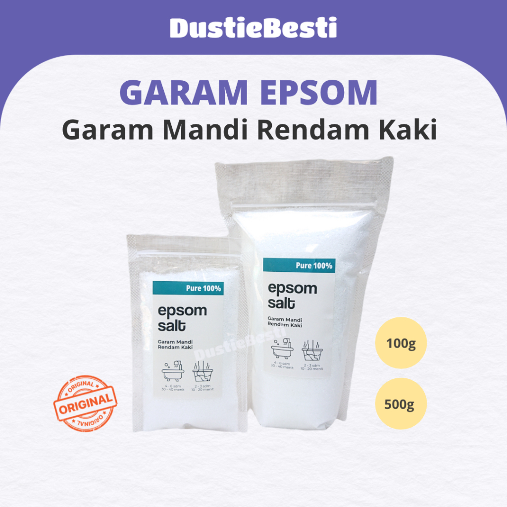 Jual Epsom Salt - Bath Salt - Garam Epsom Rendam Kaki 500 gram | Shopee ...