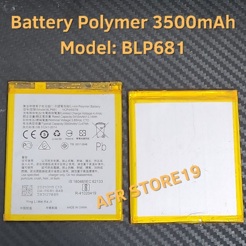 Jual Battery Batre Baterai Polymer 3500mAh Model BLP681 | Shopee Indonesia