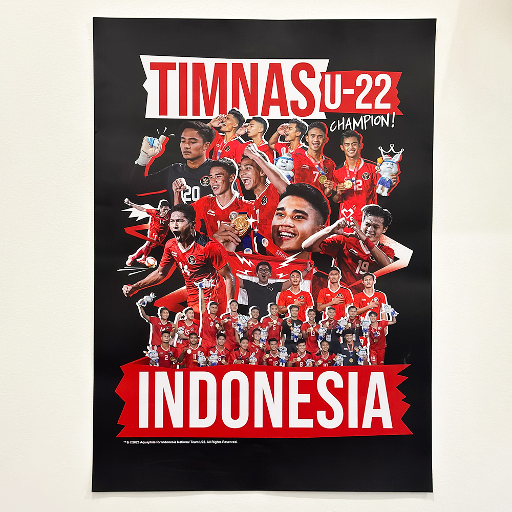 Jual POSTER TIMNAS U-22 CHAMPION | Shopee Indonesia