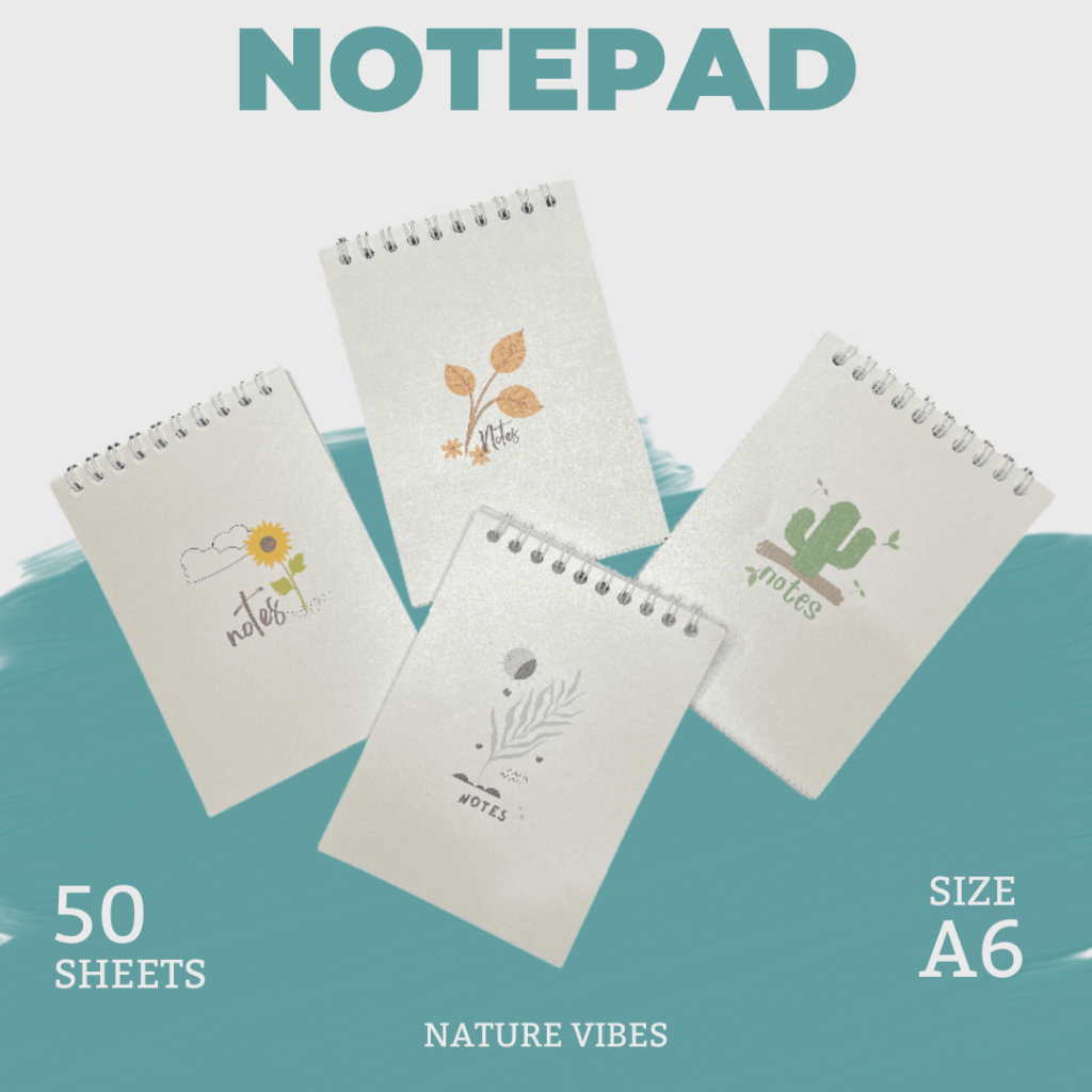 Jual NOTEPAD A6 / NOTEPAD NATURE / NOTEPAD AESTHETIC | Shopee Indonesia