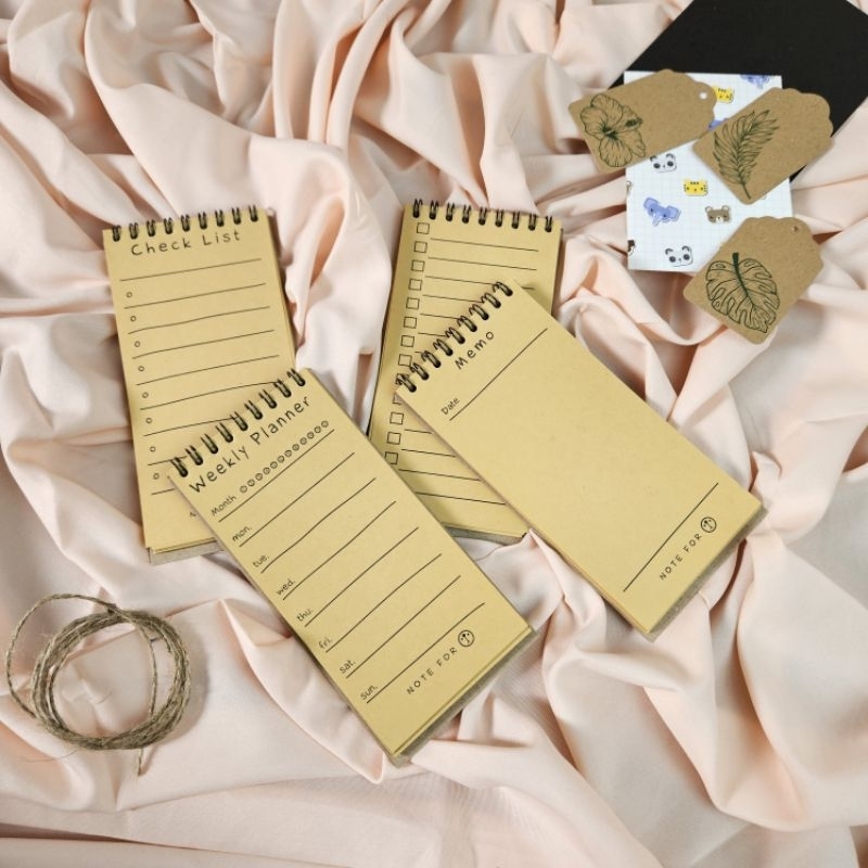 Jual [CRAFT] MEMO TO DO LIST SPIRAL / WEEKLY PLANER / CHECK LIST by ...