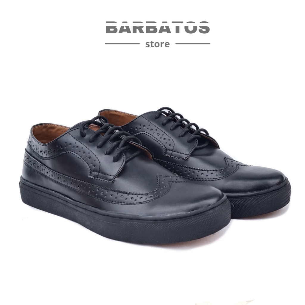 Jual Sigma x Barbatos Sneakers Pria epatu Kulit Premium Sepatu Sneakers ...