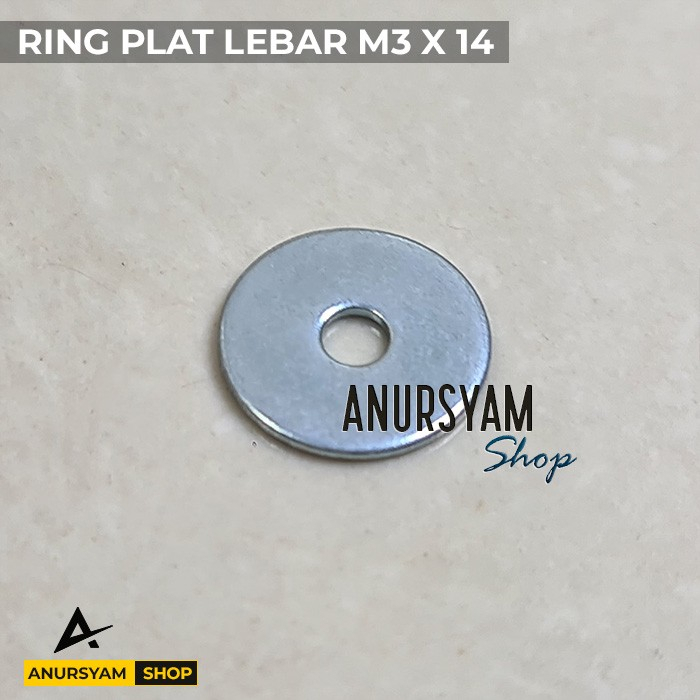 Jual Ring Plat Lebar M3 x 14 x 1 / Ring Plat M3 Lebar | Shopee Indonesia