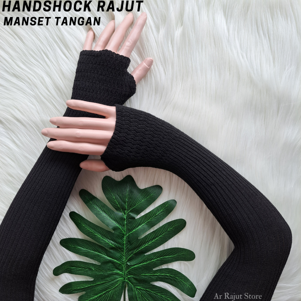 Jual Handsock Tangan Jempol/ Manset Tangan Rajut Wanita | Shopee Indonesia