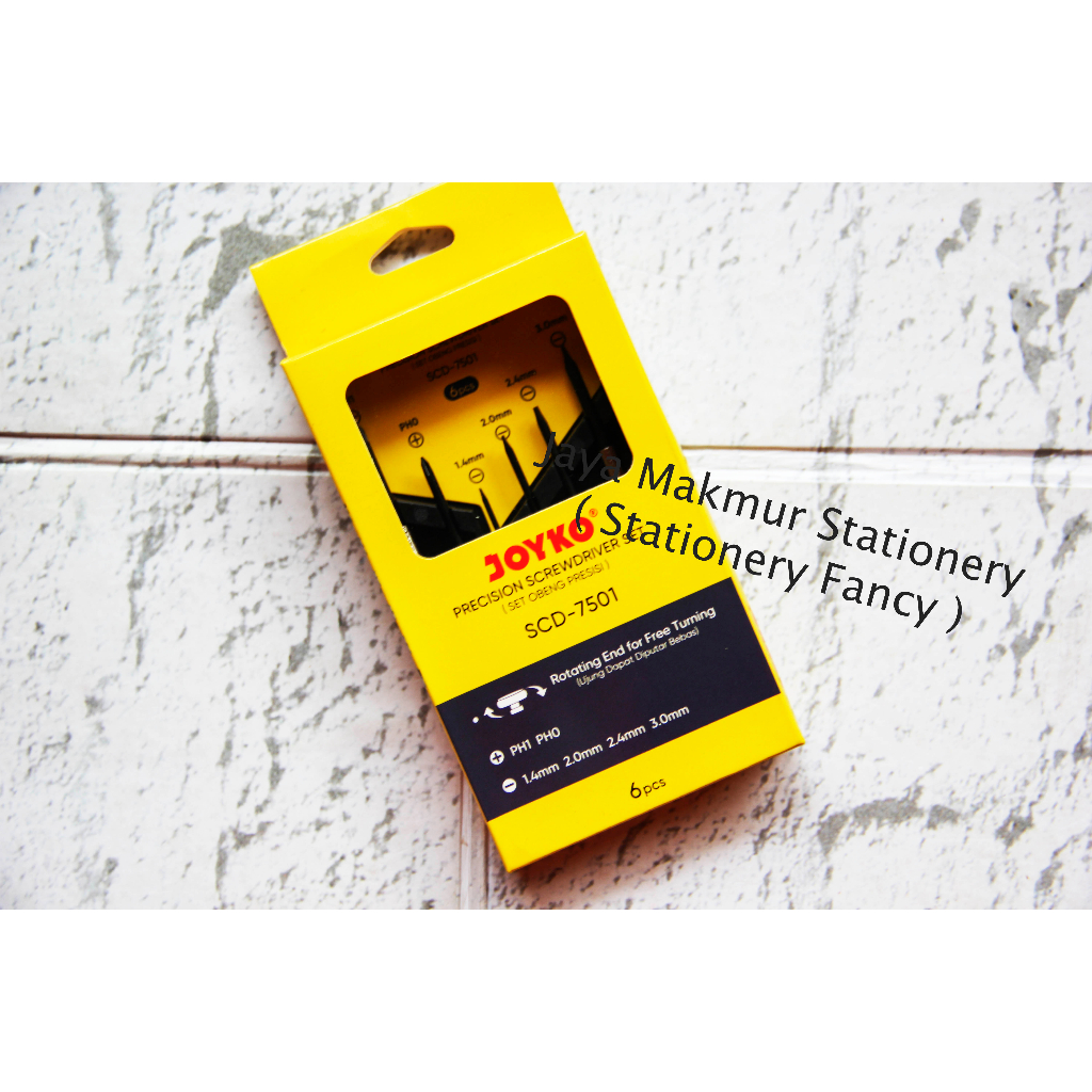 Jual Obeng Presisi Set Precision Screwdriver Joyko SCD-7501 (1 Set ...