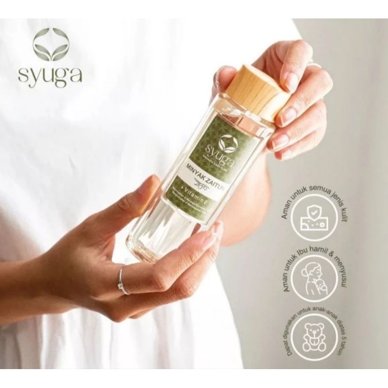 Jual SYUGA Minyak Zaitun Olive Oil With Vitamin E 150ml | Shopee Indonesia