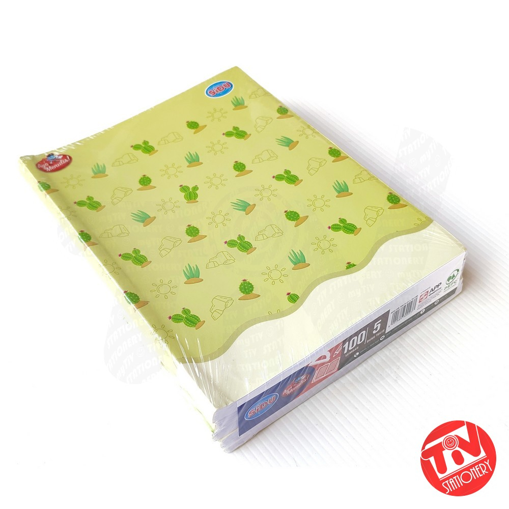 Jual Buku Tulis SiDu EB 100 (1 pack = 5 buku) | Shopee Indonesia