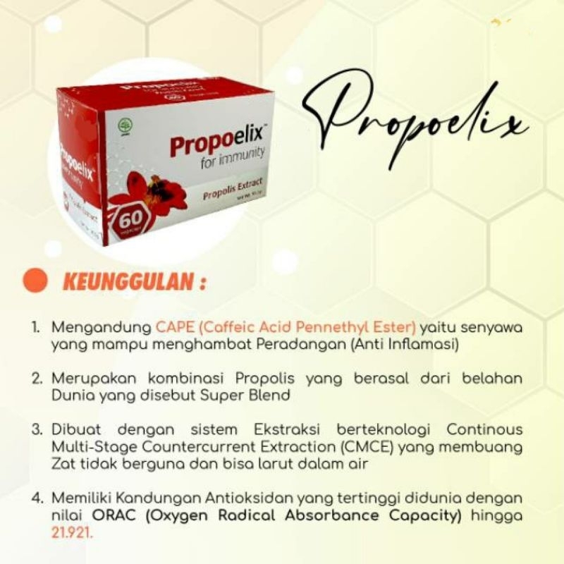 Jual EXP FEBUARI 2025 PROPOELIX 100% ORIGINAL DAN SEGEL | Shopee Indonesia