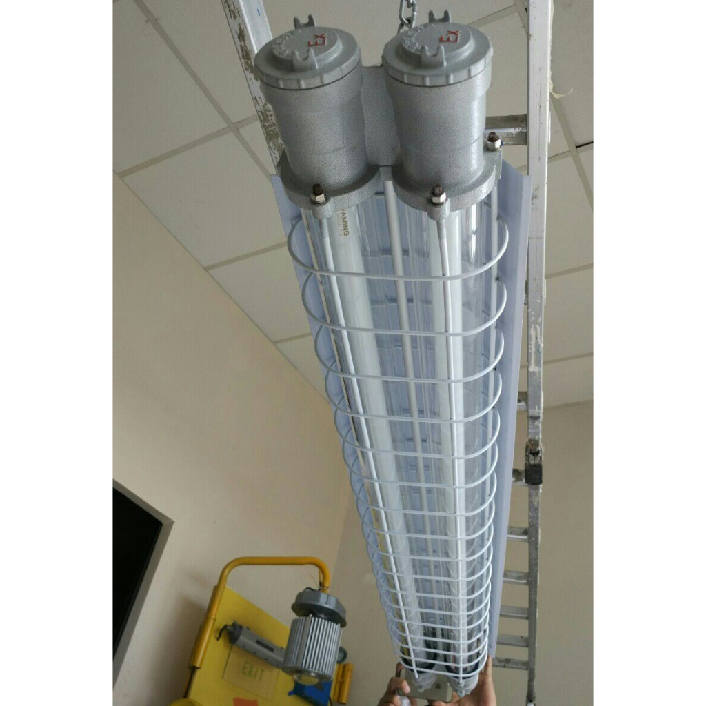 Jual Lampu TL Explosion Proof Fluorescent Light 2x18W BAY51 Aluminium ...