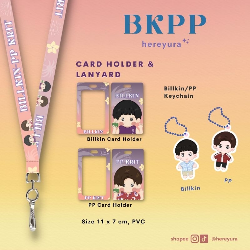 Jual BKPP CARD HOLDER LANYARD KEYCHAIN Billkin PP krit | Shopee Indonesia