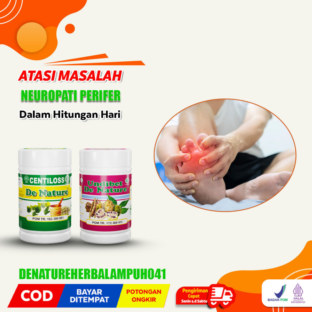 Jual Obat Neuropati Perifer Diabetik Kerusakan Saraf Tepi Nyeri Panas ...