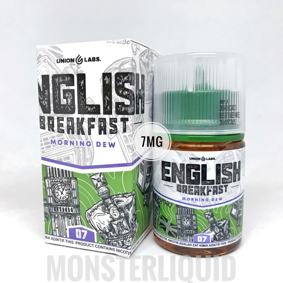Jual ENGLISH BREAKFAST V6 MORNING DEW HONEYDEW BY UNIONLABS 7MG 60ML ...