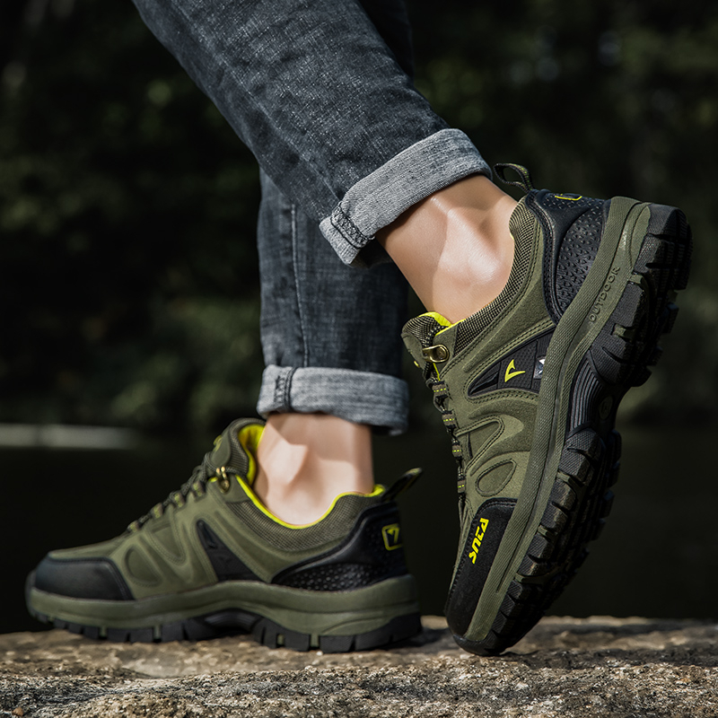 Jual Sepatu Gunung Hiking Snta 442 Green Trekking/Outdoor Semi ...