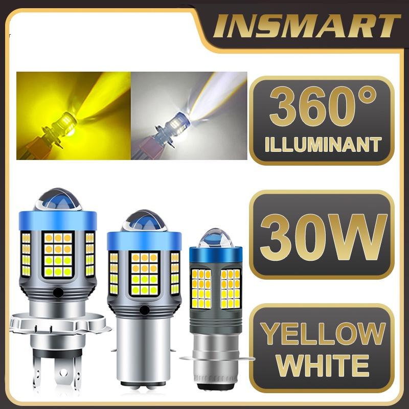 Jual LED Canbus Lampu Depan Motor T19 P15D H4 BA20D Sepeda Motor H6 Led ...