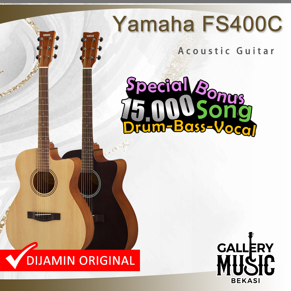 Jual Yamaha FS 400C Gitar Akustik Original /FS400C/FS 400 C Acoustic ...