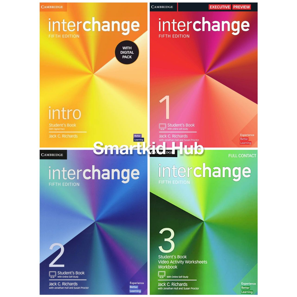 Jual Cambridge Interchange 5th Edition Intro/1/2/3 Student Book Workbook Teacher's Edition ...