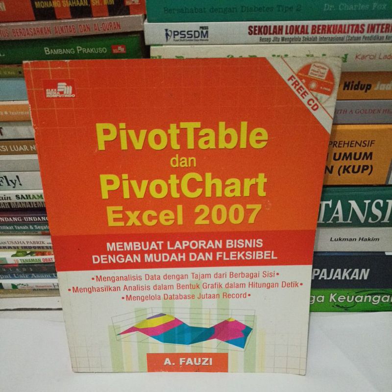Jual Buku pivottable dan pivotchart Excel 2007 by A Fauzi | Shopee Indonesia