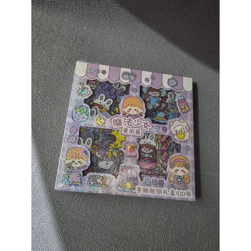 Jual Stiker Momo/sticker viral korea 100 pcs box 100pcs 2d lembar Botol ...