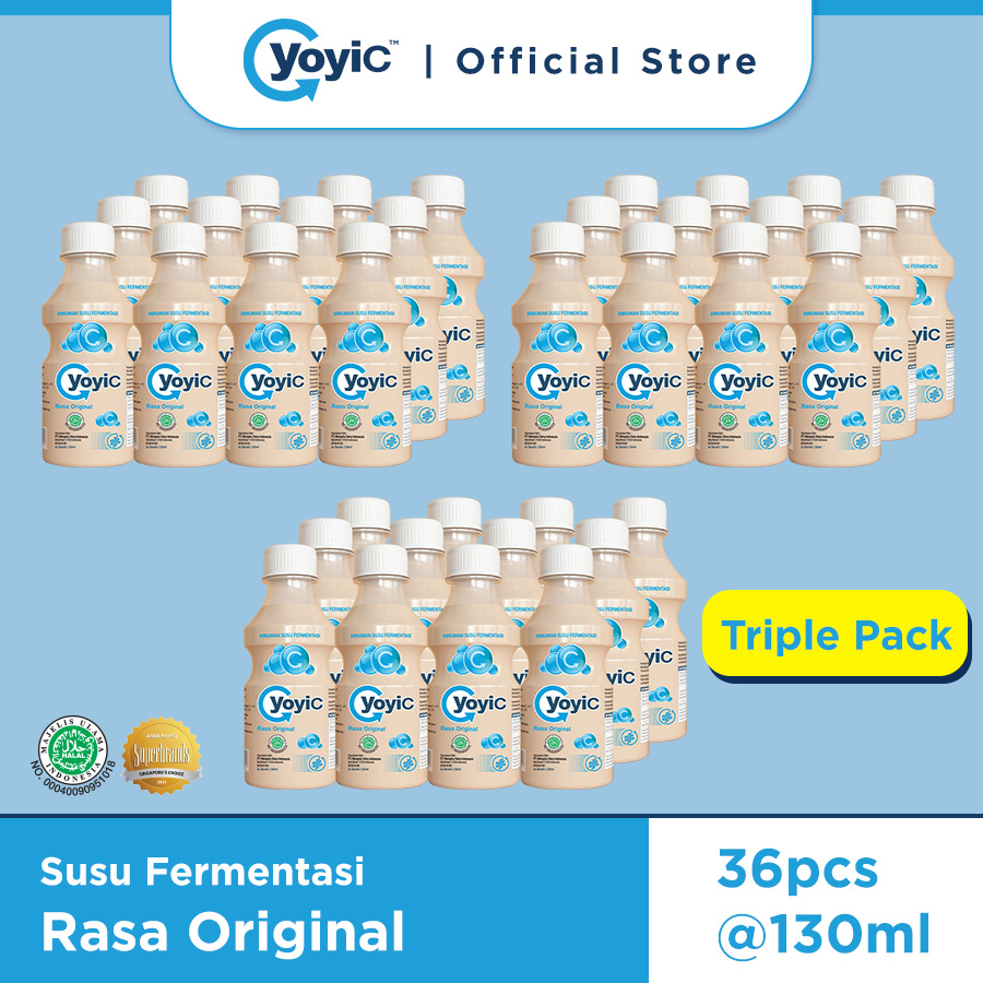 Jual Triple Pack Yoyic Original [36pcs x 130ml] | Shopee Indonesia