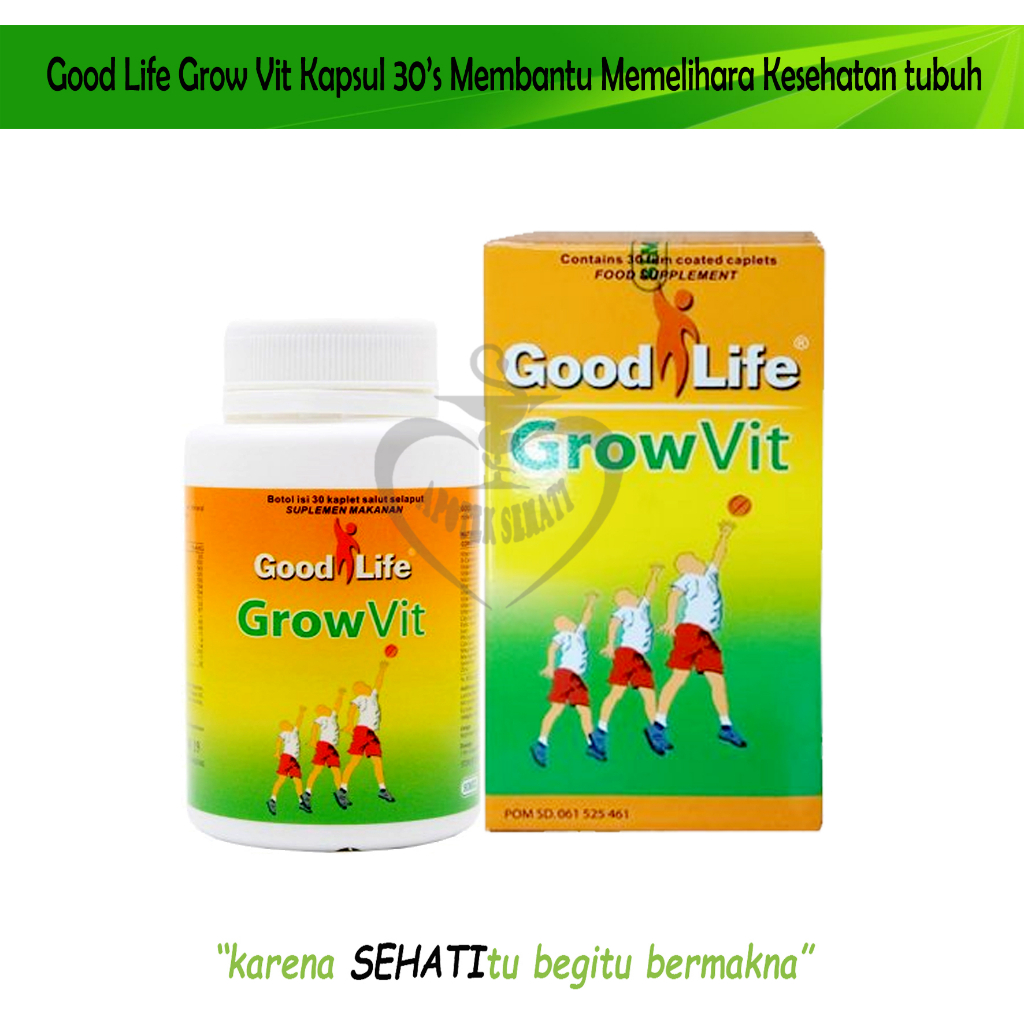 Jual Goodlife Grow Vit Suplemen Multivitamin Pertumbuhan Anak | Shopee ...