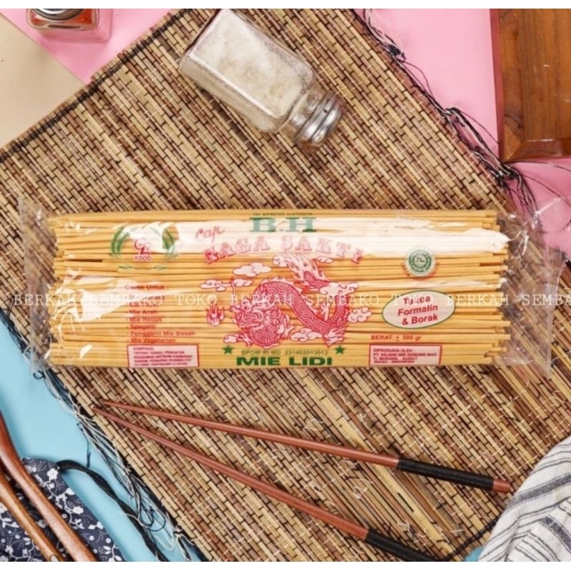 Jual Mie Lidi Cap Naga Sakti Api 500gr / Mie GomK Medan | Shopee Indonesia