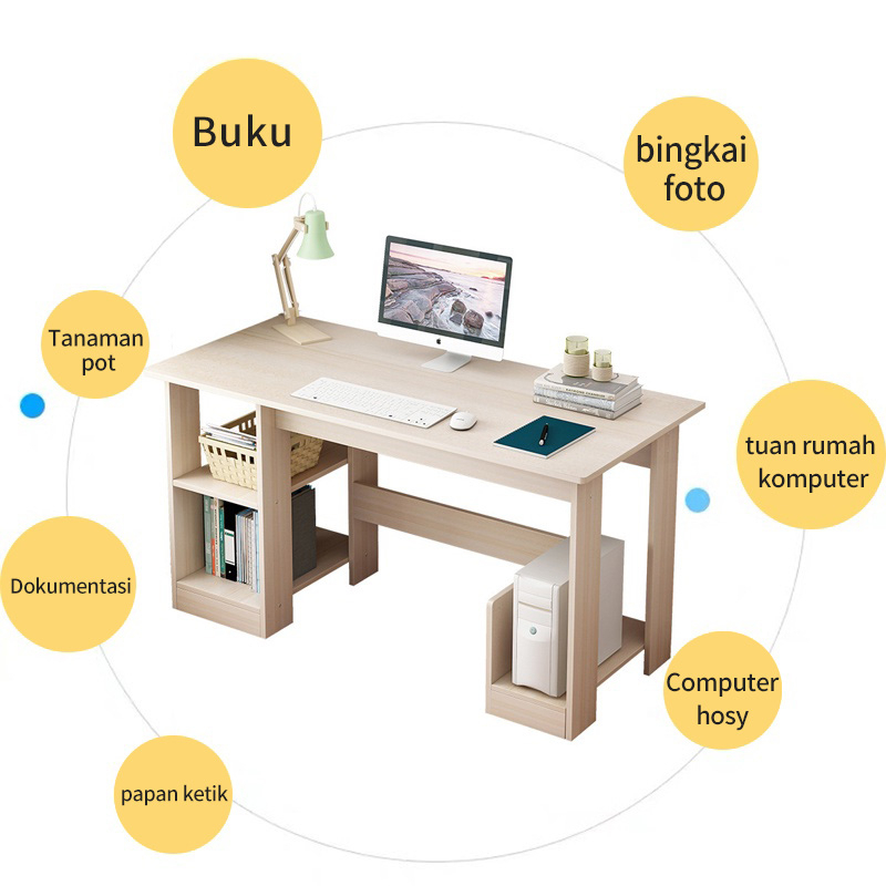 Jual Meja komputer / Meja belajar / Meja tulis / Meja desktop / 120cm ...