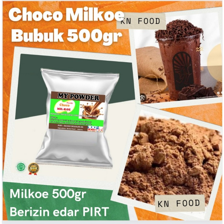 Jual Bubuk minuman coklat 500gram- my powder coklat milkoe 500gram ...