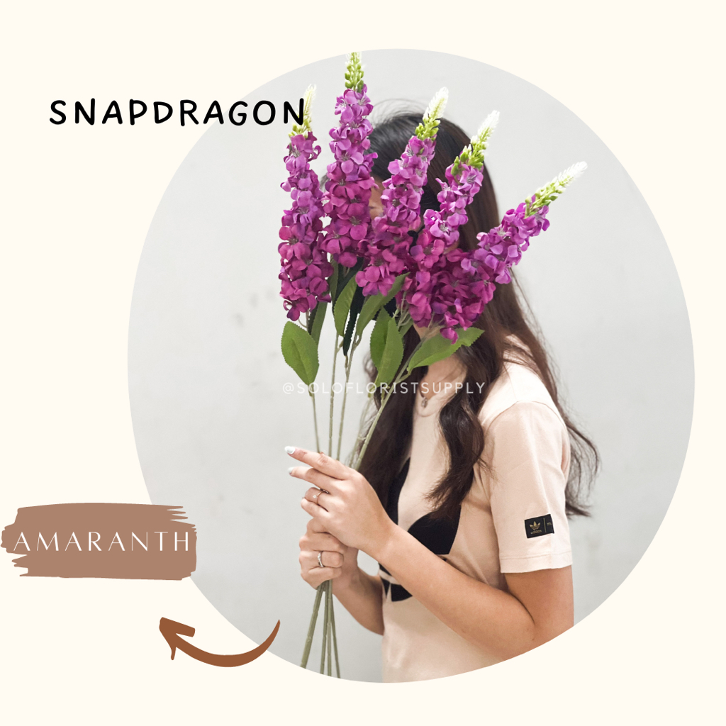 Jual SNAPDRAGON Artificial Flocking Hyacinth Bunga Palsu Sedap Malam ...