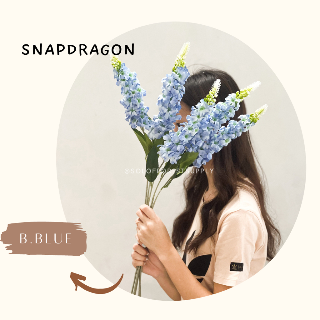 Jual SNAPDRAGON Artificial Flocking Hyacinth Bunga Palsu Sedap Malam ...