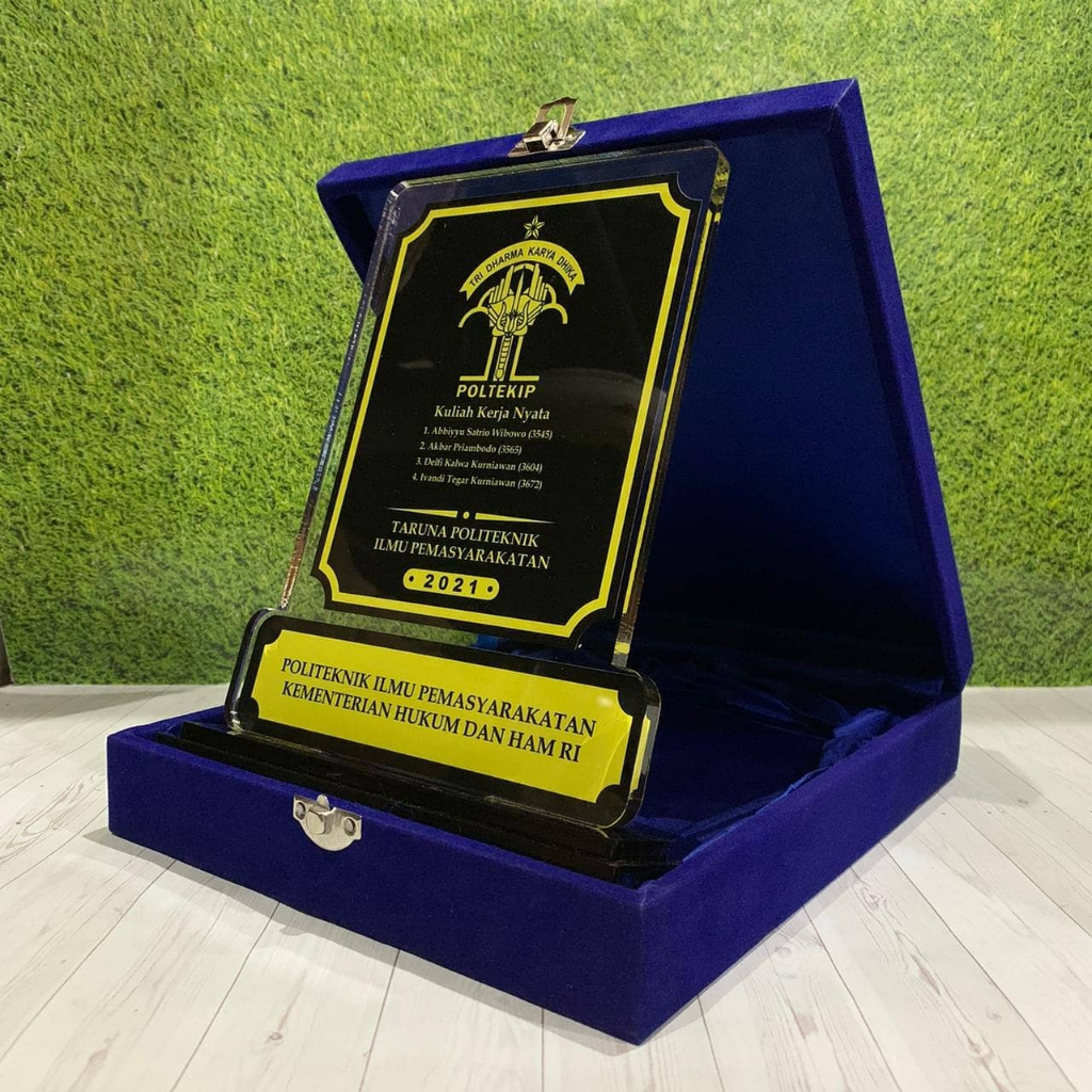 Jual Plakat Akrilik, Pelakat Kenang Kenangan, Cinderamata, Seminar KKN ...