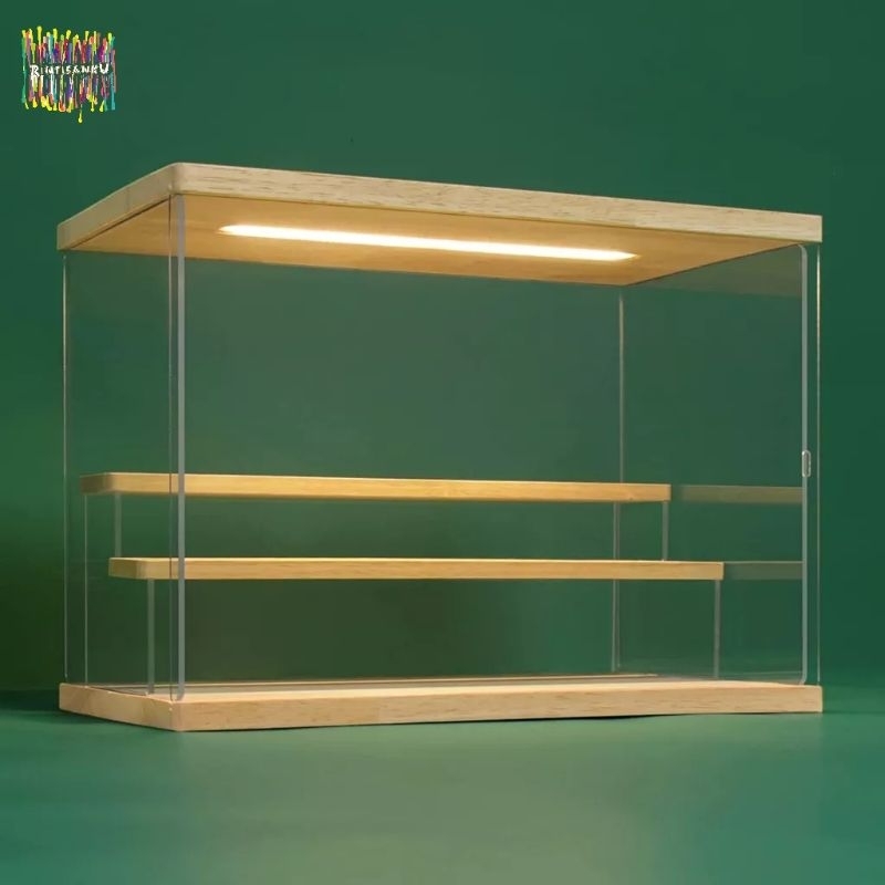 Jual RAK DISPLAY ACTION FIGURE BOX SUSUN LAMPU LED / DISPLAY BOX LED ...