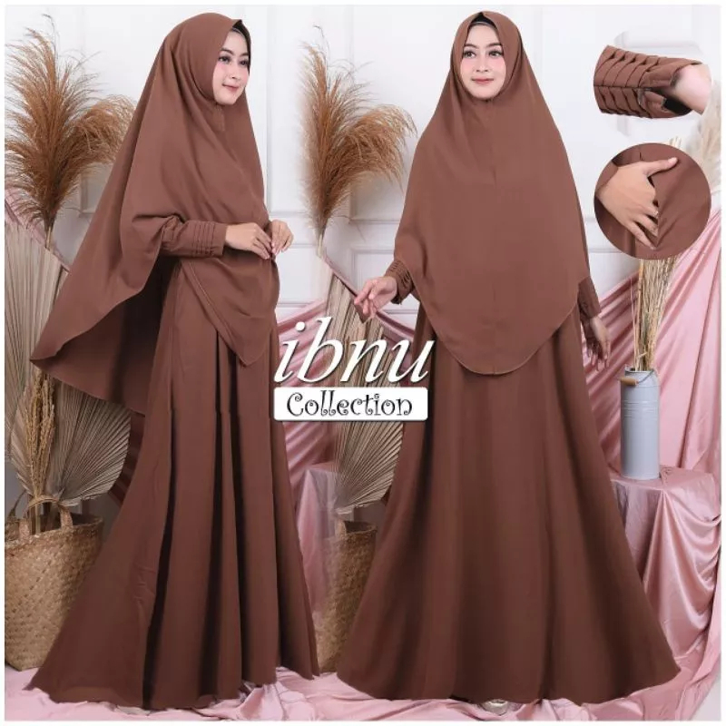 Jual Khimar Model V Ibnu collection Original Premium crab | Shopee ...