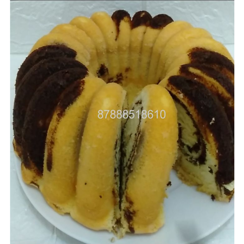 Jual BOLU MARMER PREMIUM BESAR ( 24Cm)/CAKE JADUL/ KUE MARMER/MARBLE ...