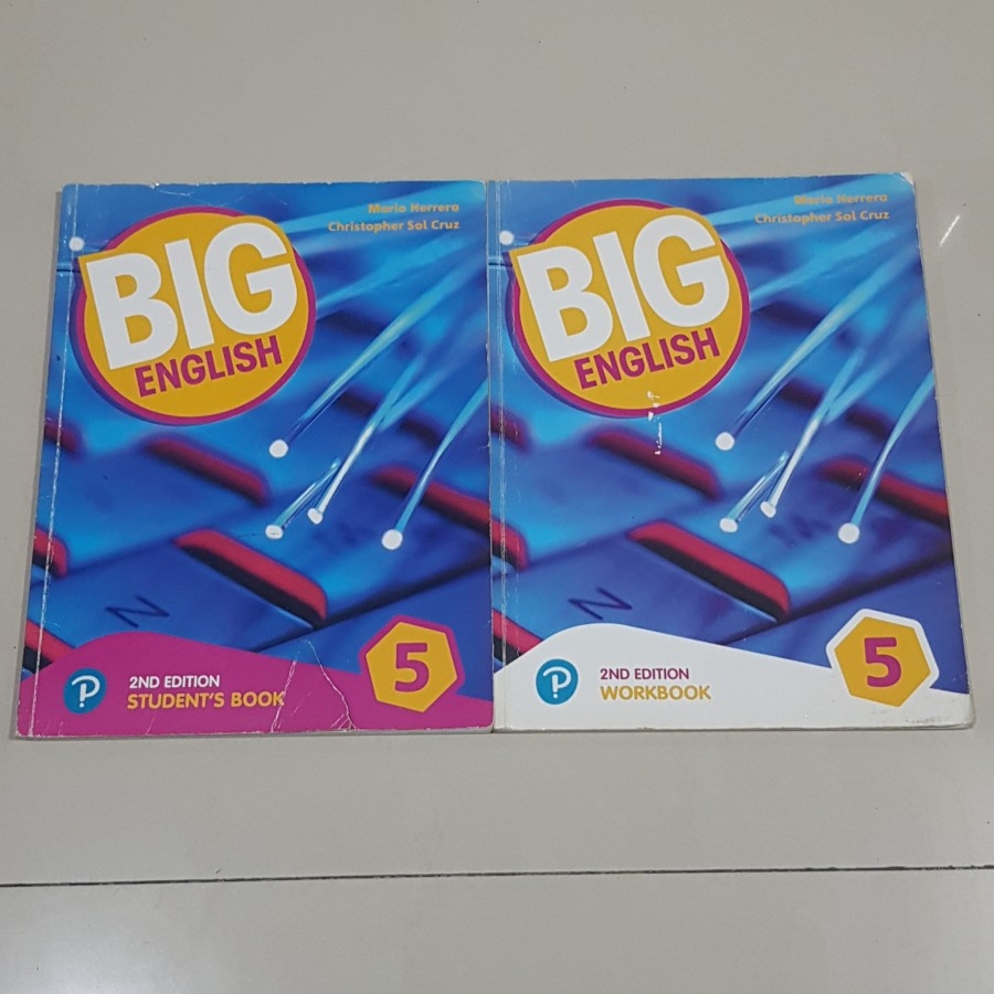 Jual Buku Big English 5 2nd Edition Pearson-Student Book + Workbook VER ...