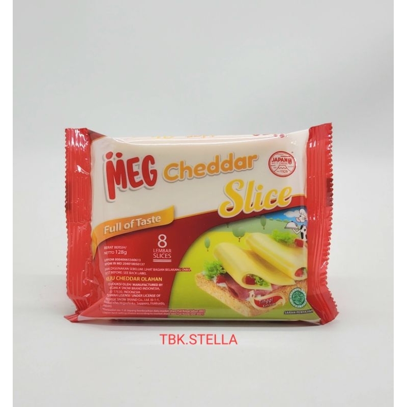 Jual KEJU MEG CHEDDAR CHEESE SLICE | Shopee Indonesia
