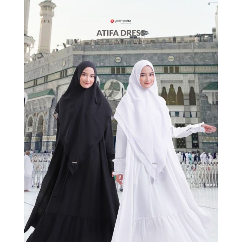 Jual YASMEERA - TERBARU ATIFA DRESS /GAMIS UMROH / DRESS HAJI / SYARI ...