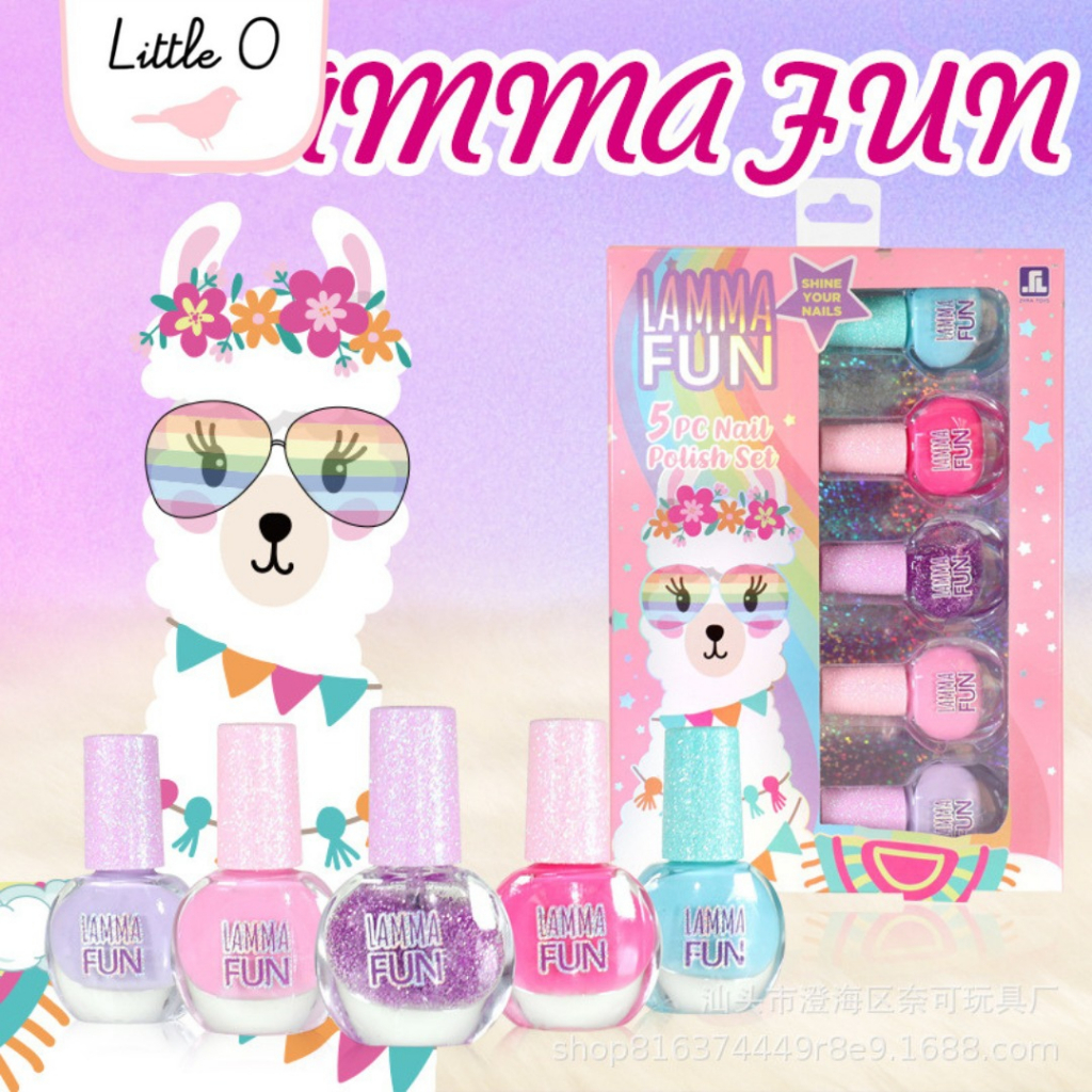 Jual LAMMA FUN KUTEK STICKER KUKU PALSU NAIL ART ANAK ANAK PEREMPUAN ...
