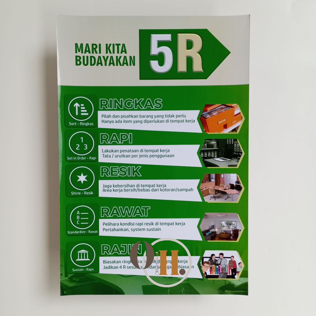 Jual Poster Mari Budayakan 5R - Poster 5R - Budaya kerja | Shopee Indonesia