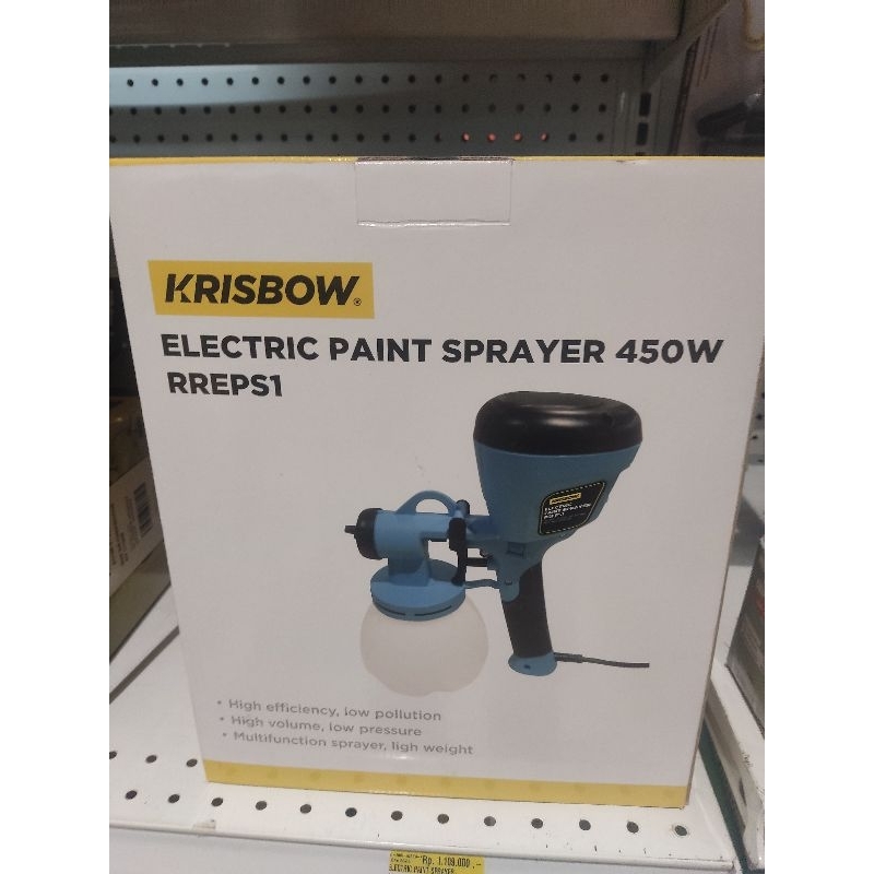 Jual Krisbow paint sprayer electrik 450w/spray gun/alat semprot cat ...