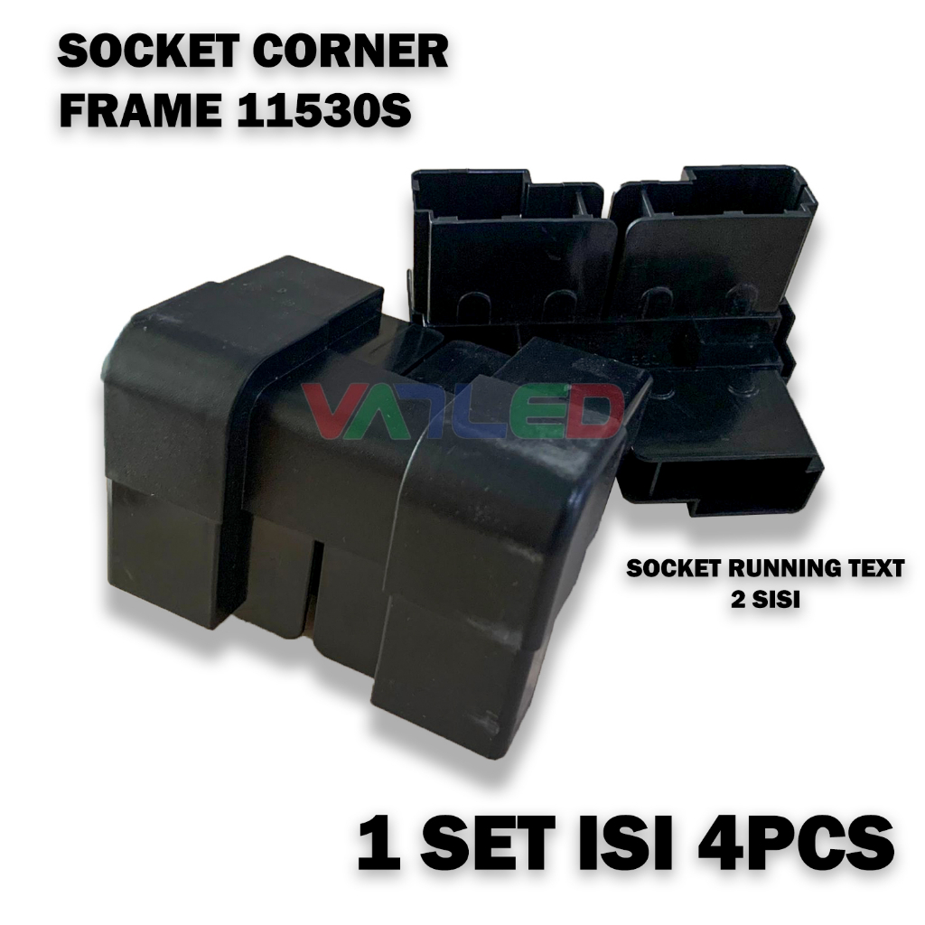 Jual SIKU PLASTIK SOCKET CORNER FRAME RUNNING TEXT 2 SISI 11530S ...