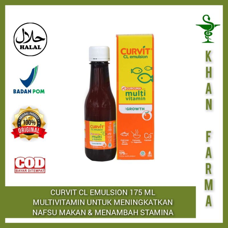 Jual CURVIT CL EMULSION 175 ML | Shopee Indonesia