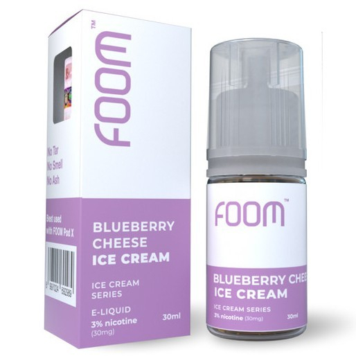 Jual LIQUID FOOM 30MLI BLUEBERRY ICE CREAM | Shopee Indonesia