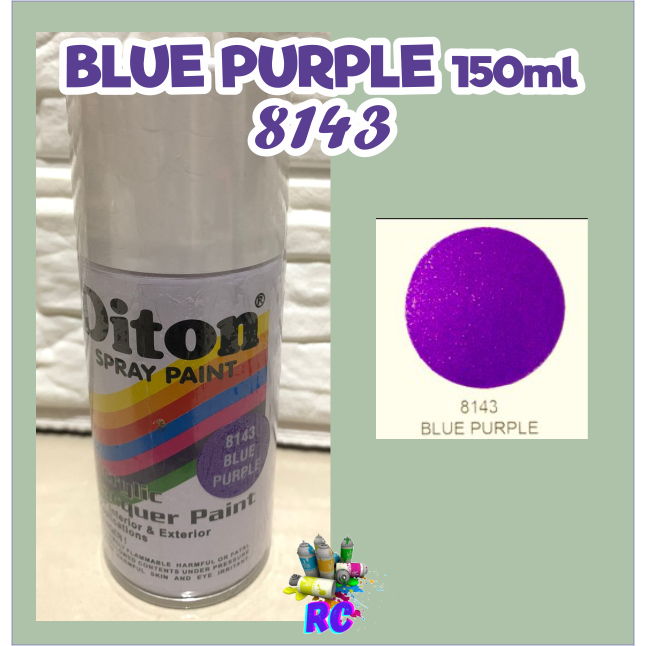 Jual Cat Pilox DITON Metallic Blue Purple 8143 150cc | Shopee Indonesia