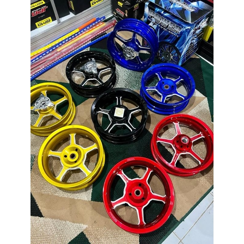 Jual Velg Racing Power Motegi Nmax New 3.5inc dan 4inc | Shopee Indonesia